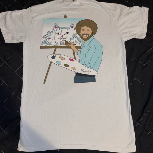 Ripndip | Shirts | Rip N Dip Bob Ross Shirt | Poshmark